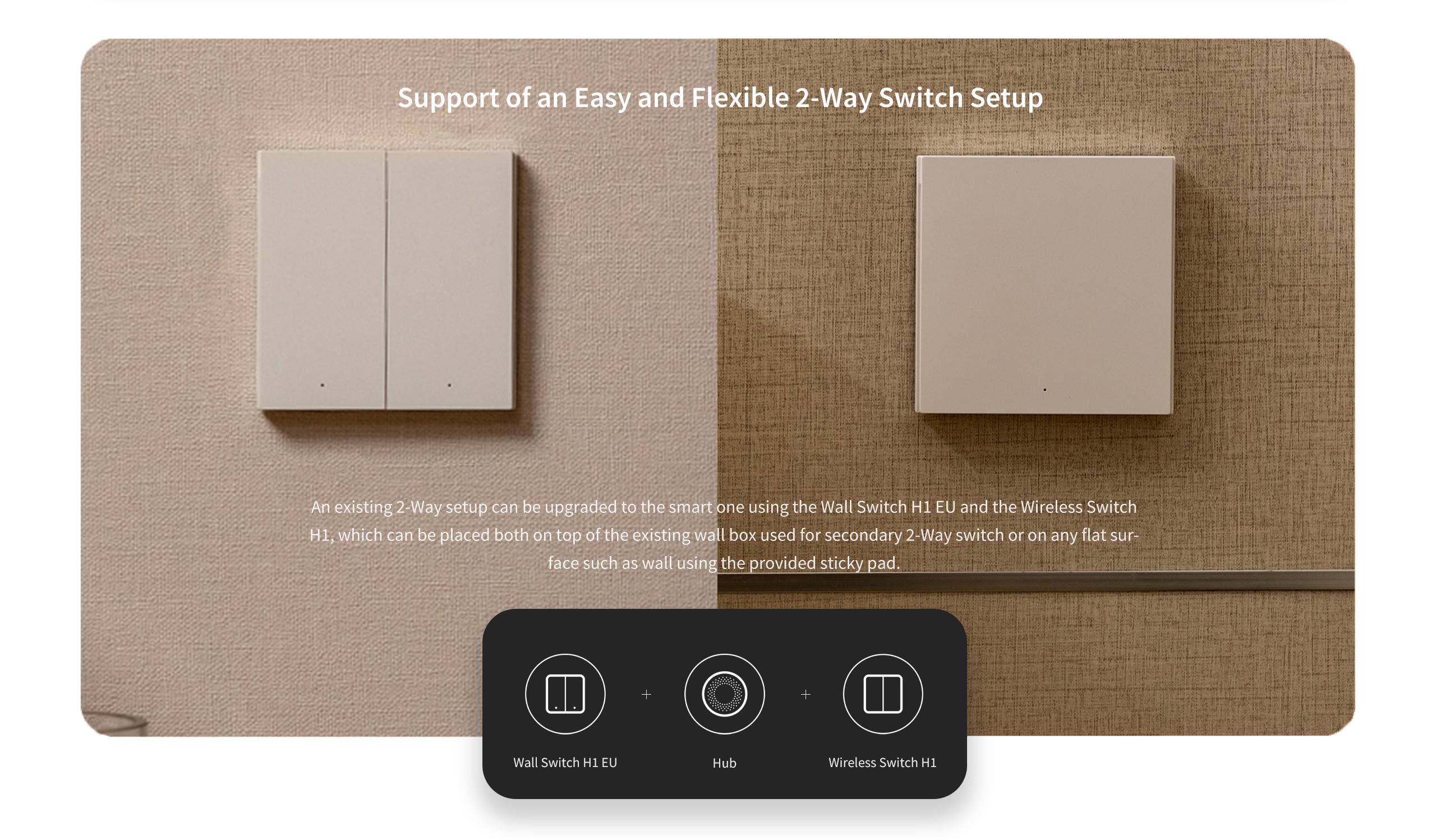 Smart Wall Switch H1 EU (With Neutral)
